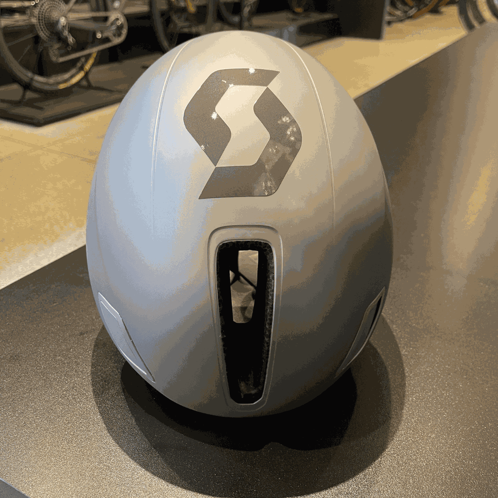 Capacete Scott Split Plus Triathlon Prata